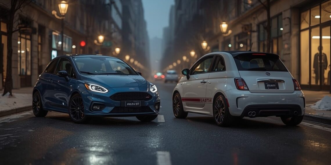 Fiat 500 Abarth suprato vieną dalyką, kurio Ford Fiesta ST niekada ...